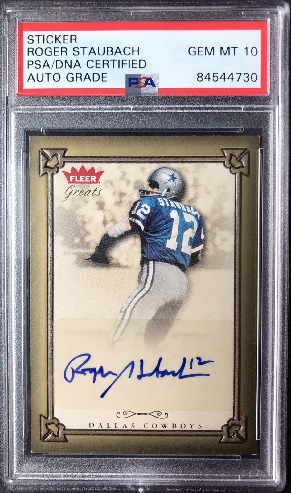 Roger Staubach | Autographed Football Memorabilia & NFL Merchandise