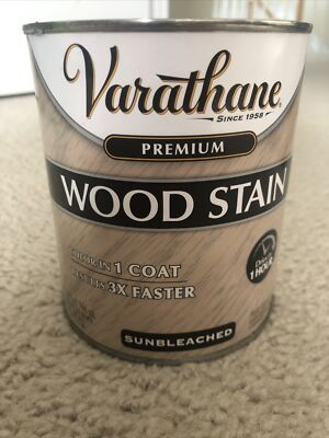 1 qt. Sunbleached Premium Fast Dry Interior Wood Stain Varathane | eBay
