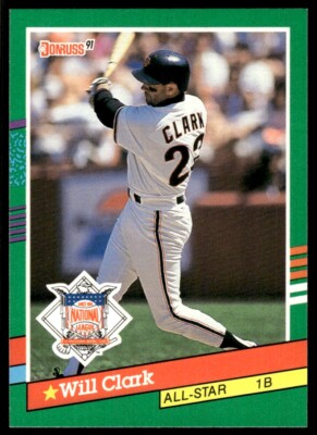 1991 Donruss Baseball Card Will Clark #441 | eBay