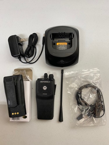 Motorola PR400 UHF 16 Channel Two-Way Radio AAH65RDC9AA2AN New ...