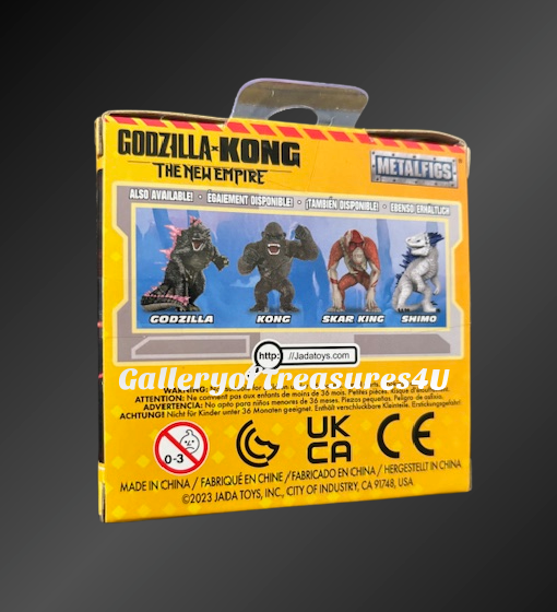 Godzilla x Kong Metalfigs The New Empire Shimo Skar King Godzilla Key ...