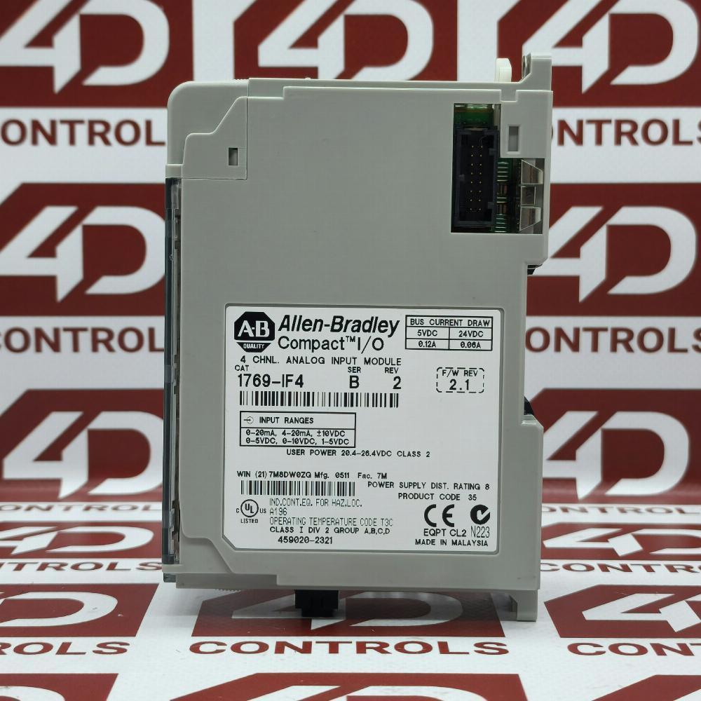 1769-IF4 | Allen Bradley | CompactLogix, I/O Module, 4 Channel, Used ...