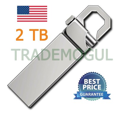 2TB 2T USB 2.0 Memory Silver Hook Flash Drive! USA SELLER! | eBay