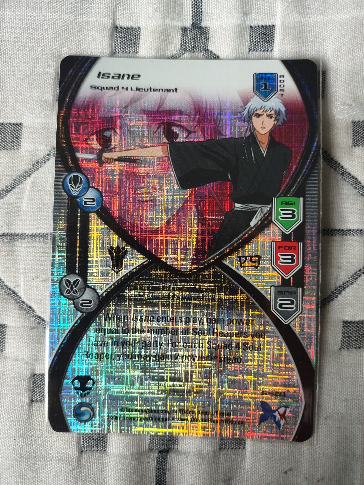 Bleach TCG CCG SSB1 Isane, Squad 4 Lieutenant Soul Society Subset Card ...