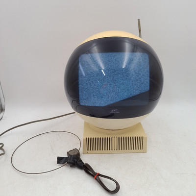 JVC Videosphere Space Helmet Round White TV Model 3240UK Vintage Prop ...