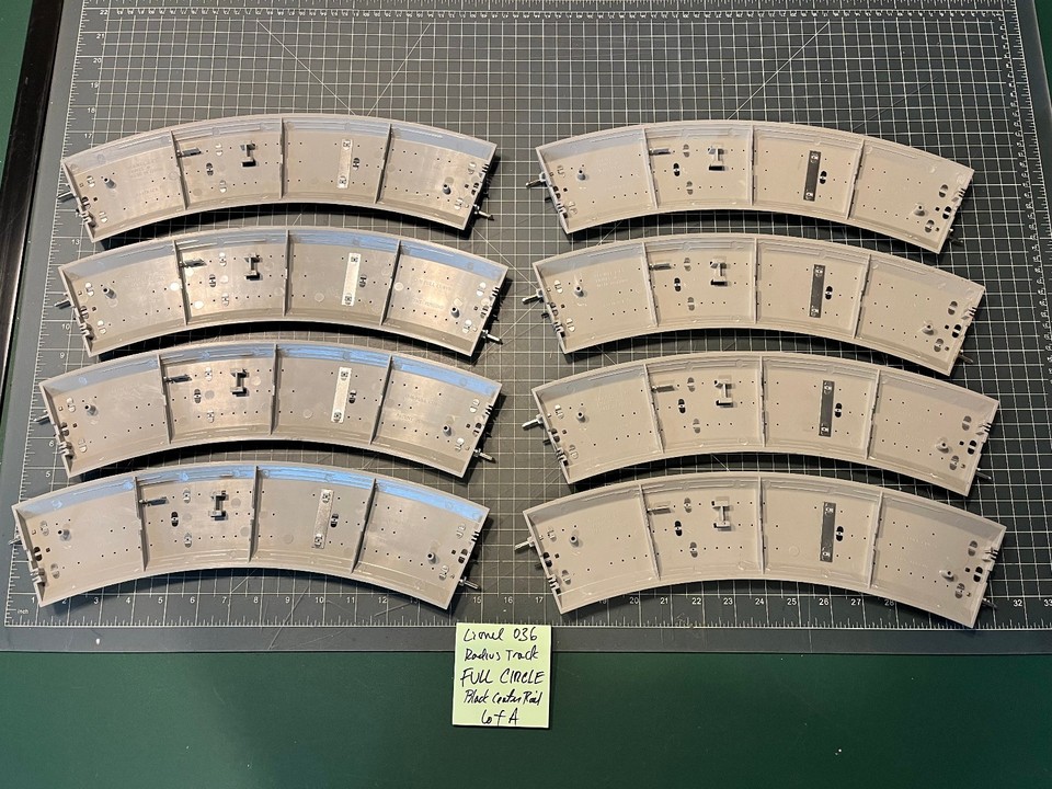 Lionel Train 6-12015 EIGHT Fastrack O36 Radius Track MAKES A FULL ...