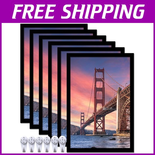 12x18 Wall Gallery Frame Set, Horizontal Vertical, Pack of 6 | eBay