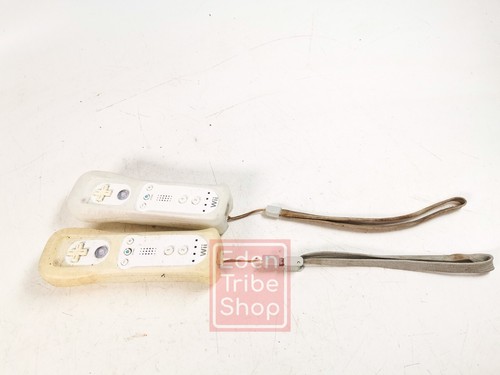 Lot of 2 OEM Nintendo Wii Remote Controller Wiimote - White RVL-003 ...