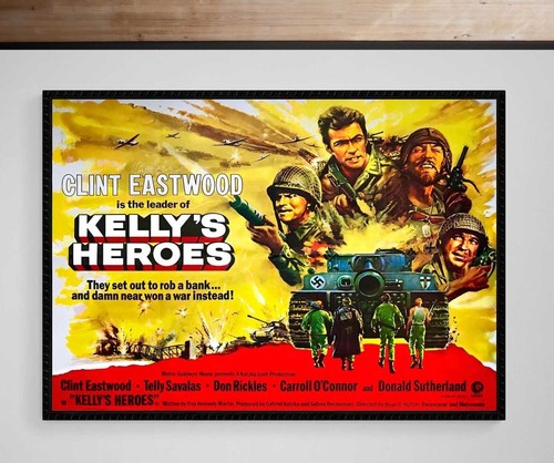 KELLYS HEROES • 1970 • A5 to A1 size • Giclée Poster Print • Wall Art ...