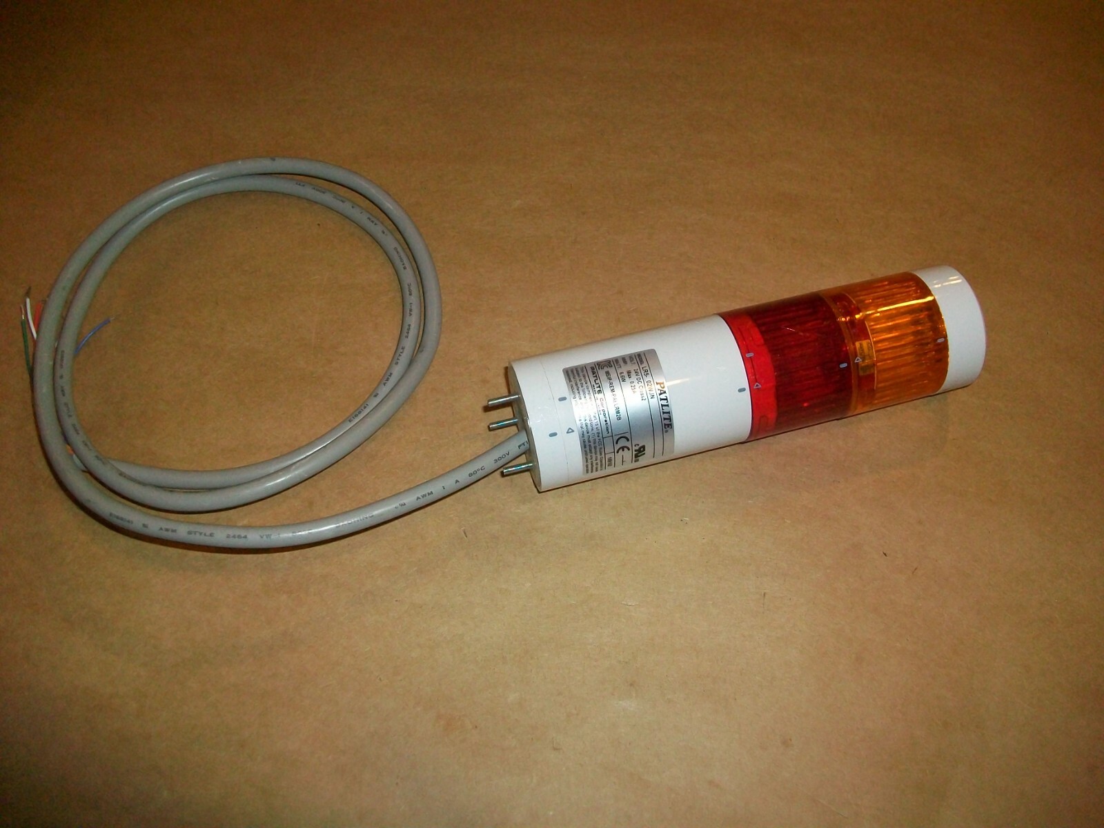 Patlite Beacon Stack Light LR5-02WJN 24VDC AMBER / RED USED | eBay