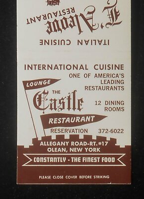 1960s The Castle Lounge Restaurant L'Aleove Restaurant Italian Lounge ...