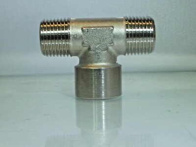 1/4 Bsp Female Center Tee with 1/*4 Bsp Male outers 3 Way Tee Fitting 1 ...