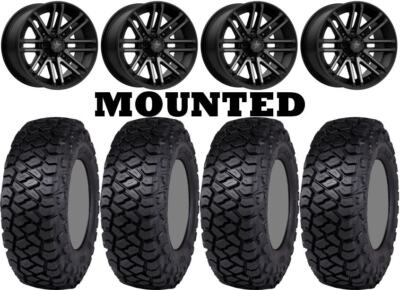 Kit 4 ITP Intersect Tires 32x10-15 on MSA M40 Rogue Machined Wheels ...