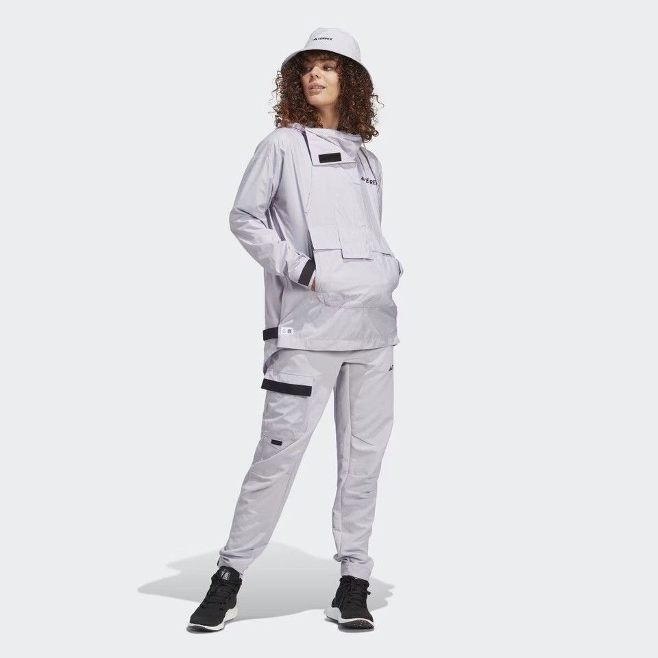 Size S- ADIDAS WOMEN'S TERREX MADE TO BE REMADE WIND ANORAK JACKET ...