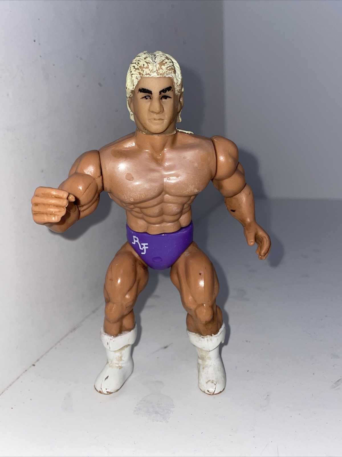 6 Vintage Wrestling Figures 2 Remco AWA Wrestler, 1 Galoob, 3 Titan ...