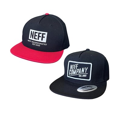 NEW Neff Men's Station Snapback Cap Hat - Set of 2 | eBay