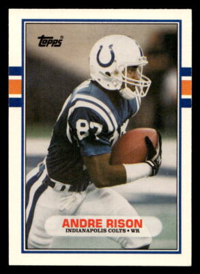 1989 Topps Traded #102T Andre Rison Rookie Card RC | eBay