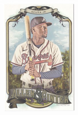 2022 Topps Allen & Ginter Ronald Acuna Jr #BC-6 Cabinet Boxloader Box ...