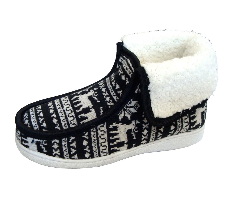 New Women Indoor/Outdoor Knitting Slipper Shoe Boot Nice Warm ...
