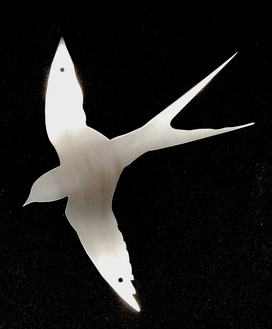 BR British Rail Steel Intercity Swallow Logo Plate Replica Polished ...