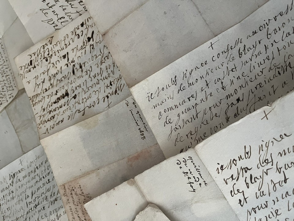 1600s OLD LETTER Baroque Era 17th Century Watermarked Correspondence ...