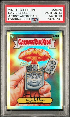 2020 Garbage Pail Kids AN5a Adam Burn Autograph 1/25 PSA/DNA David ...
