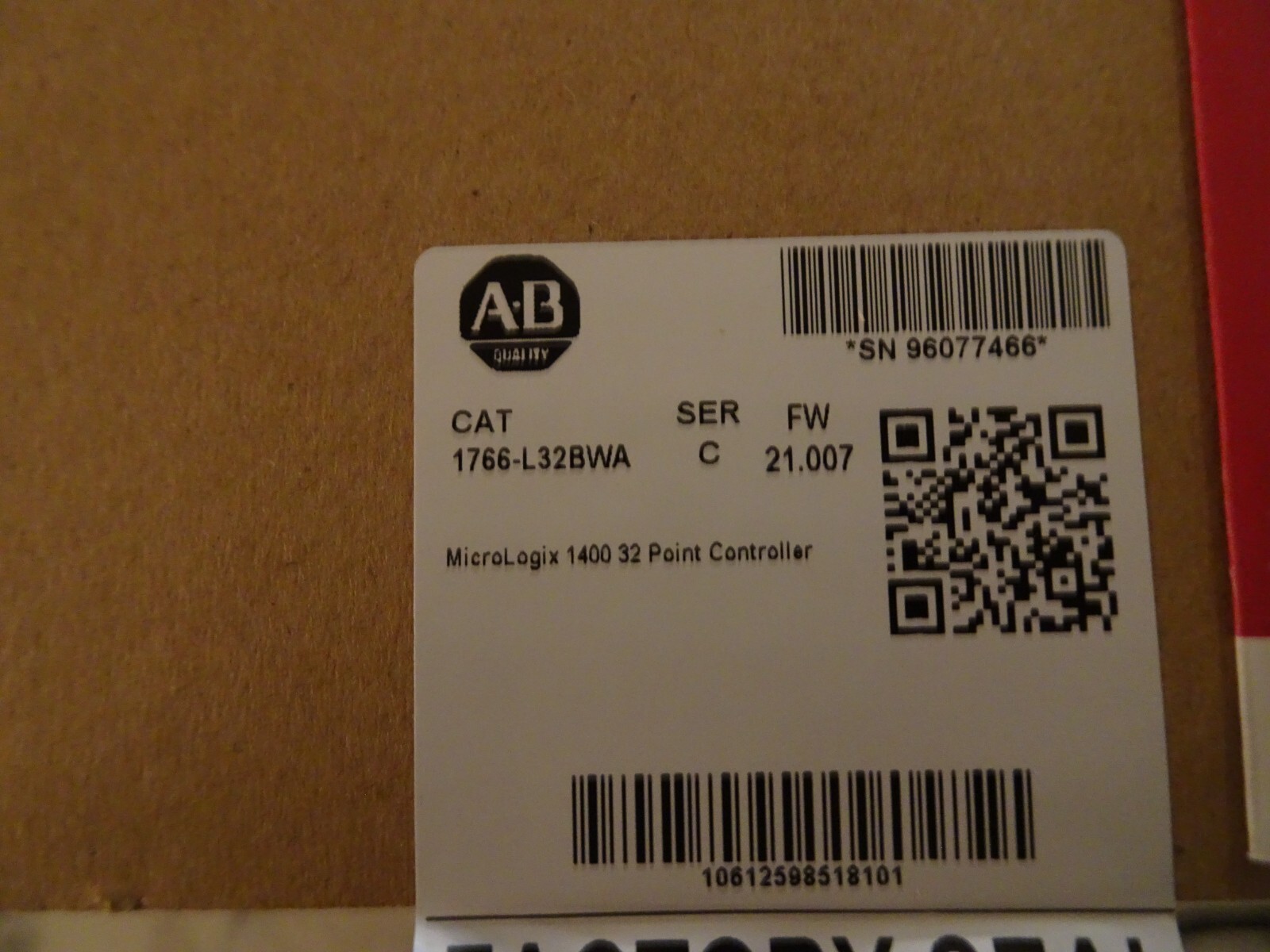 Allen-Bradley+MicroLogix+1400+Programmable+Logic+Controller for sale ...