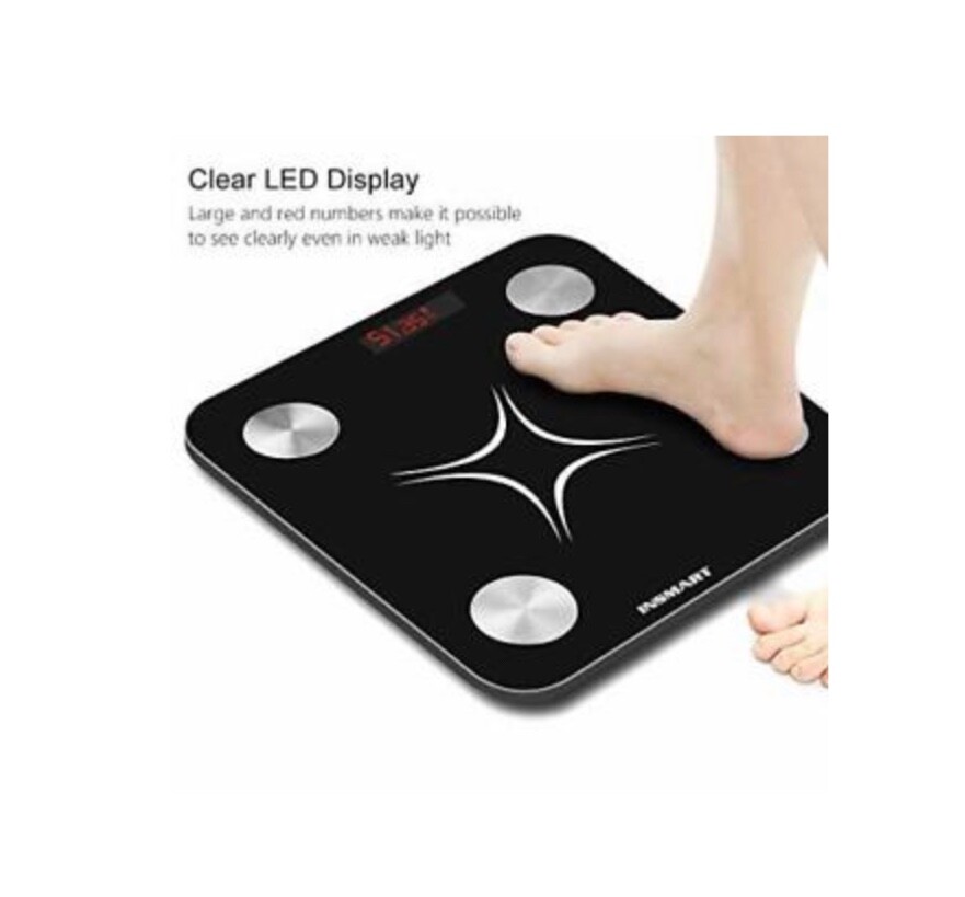 Insmart Scales INSMART Bluetooth Digital Body Smart Scales Smart