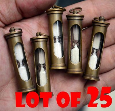 LOT OF 25 Key Chain Antique Hourglass Sand Timer Key chain | eBay