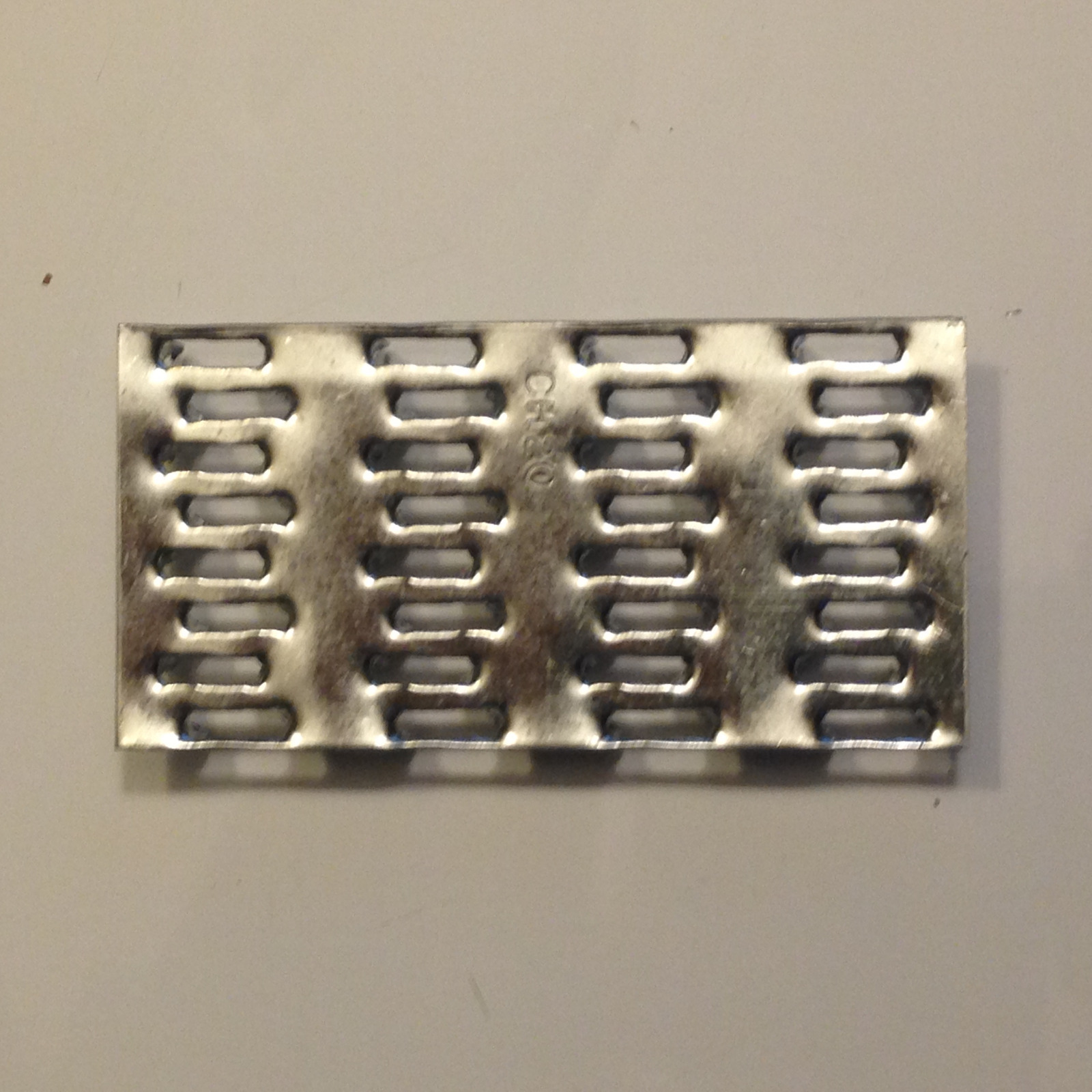 200 QTY 2" x 4" Truss Plate - Mending Plate -Structural Plates Zinc ...
