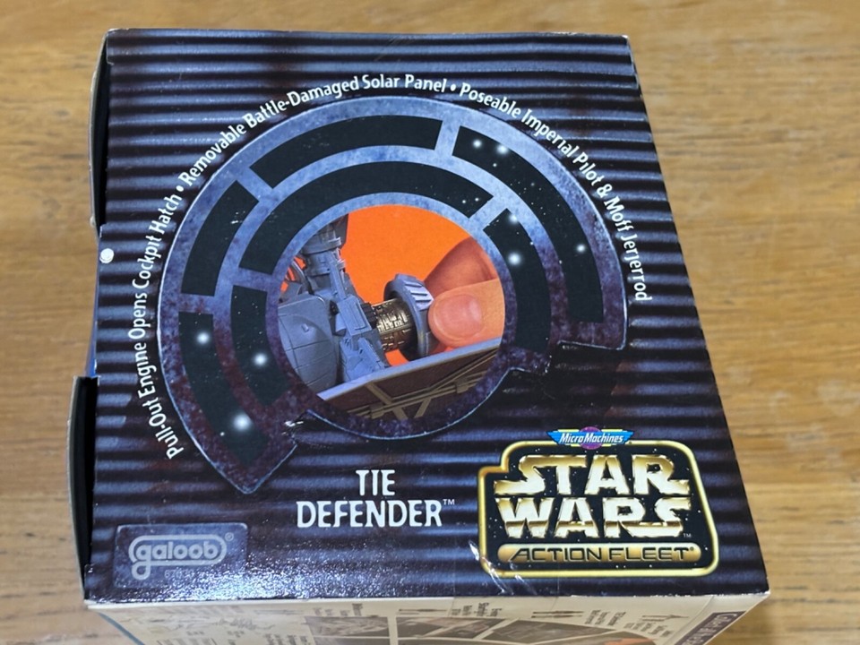 Star Wars Micro Machines Action Fleet TIE DEFENDER - Very Rare 1997 ...