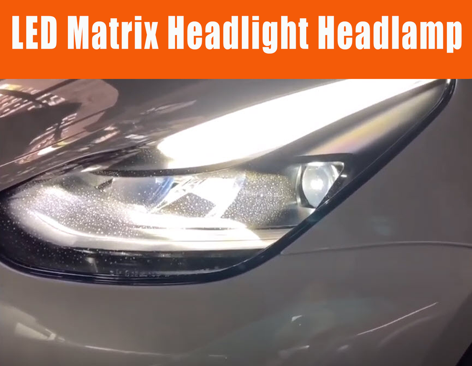 FOR 2021 2022 2023 TESLA MODEL 3 Y LED Matrix Headlight Headlamp Right ...