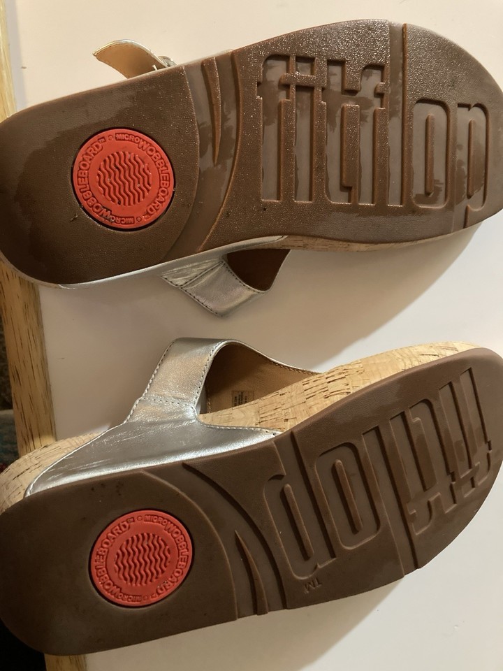 fit flops size 8 slides Silver | eBay