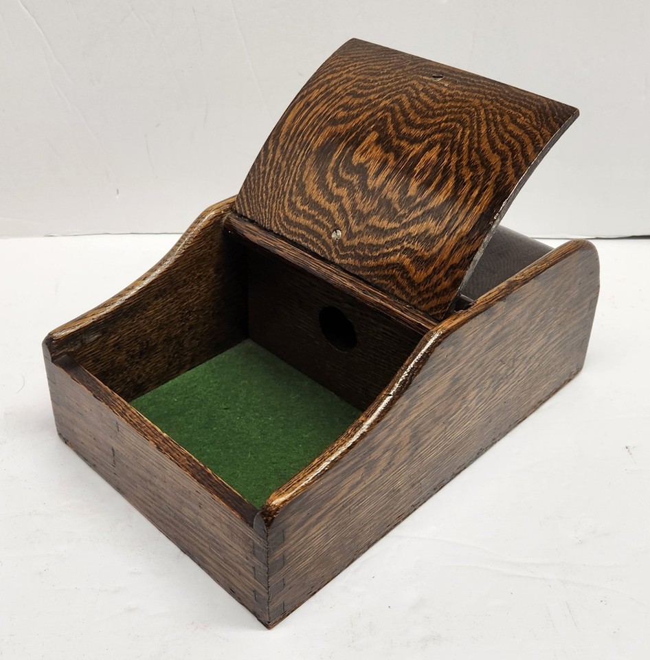 Vtg Masonic Freemason / Fire Dept. Secret Voting Wooden Ballot Box W ...