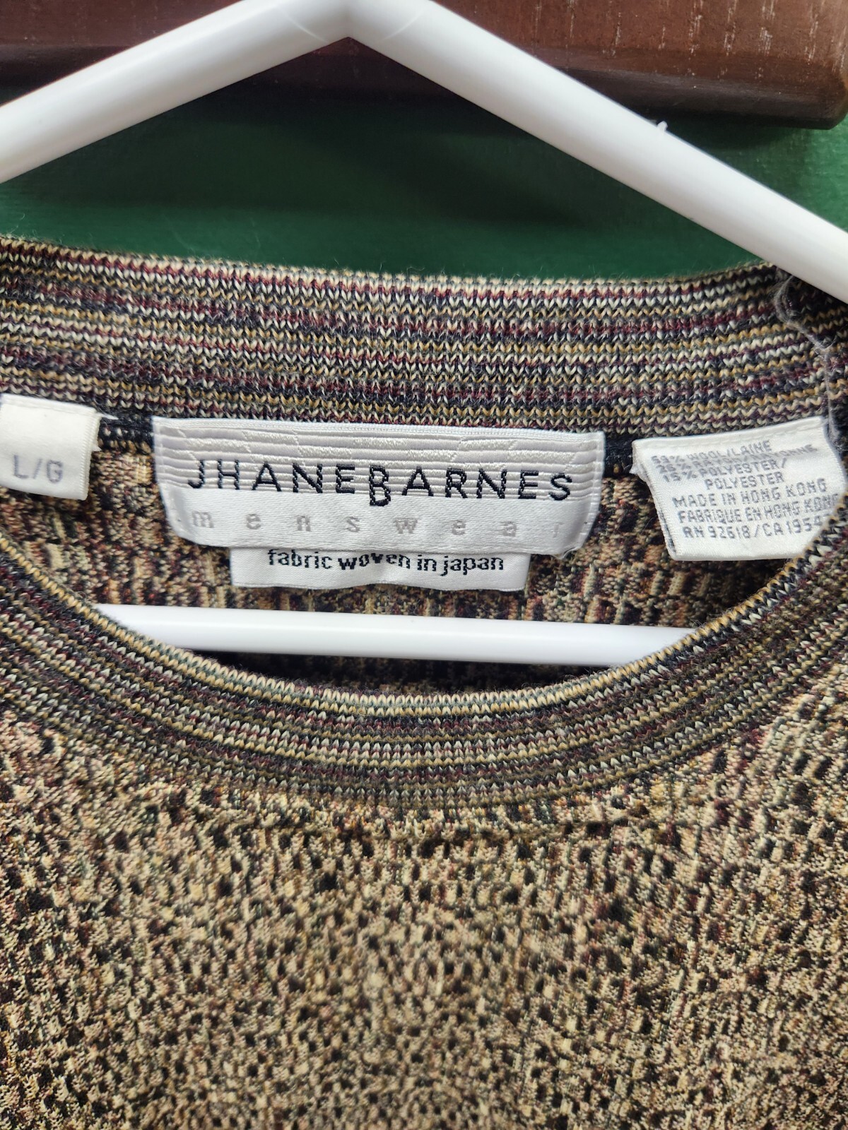 Vintage Jhane Barnes Men's Sweater Sz L Wool Blend | eBay