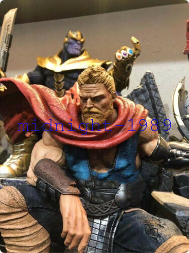 Thor Resin Model Painted Statue In Stock Throne Figure Original HCT ...