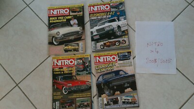 années 2005/2015-lot 4 magazines NITRO-revue automobile/americaine/rods ...