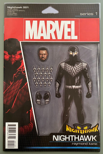 Nighthawk #1 - John Tyler Christopher Action Figure Variant COMIC BOOK ...
