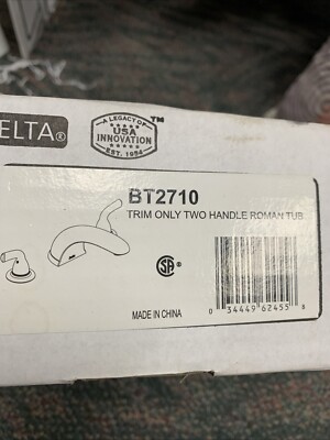 Delta BT2710 2 Handle Deck Mount Roman Tub Faucet TRIM Read Description ...