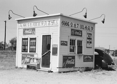 Vintage Diner PHOTO Burger Joint Restaurant Great Depression Cafe Texas ...