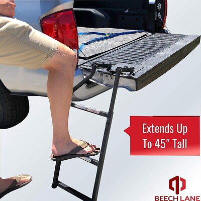 Truck Tailgate Ladder Ford Ranger F150 F250 Chevy Dodge Pickup Step Ram ...