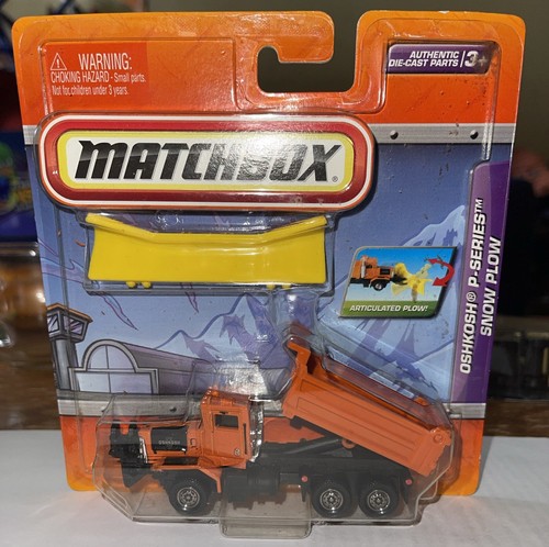 Matchbox Real Working Rigs Oshkosh P-Series Snow Plow | eBay