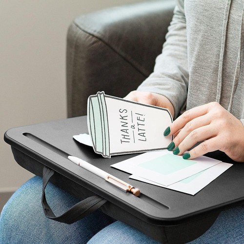 Lap Desk Table Tray Laptop Cushion Bed Pillow Cushioned Computer ...