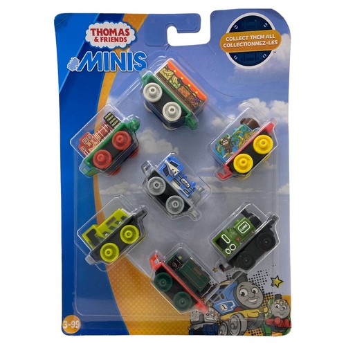 Thomas Minis 7 Pack Fruit Cargo Car Robot Millie Monkey Scruff Samson ...