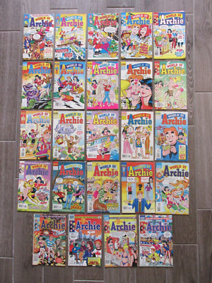 Lot of 24 Archie Series Comics WORLD OF ARCHIE (12) | eBay