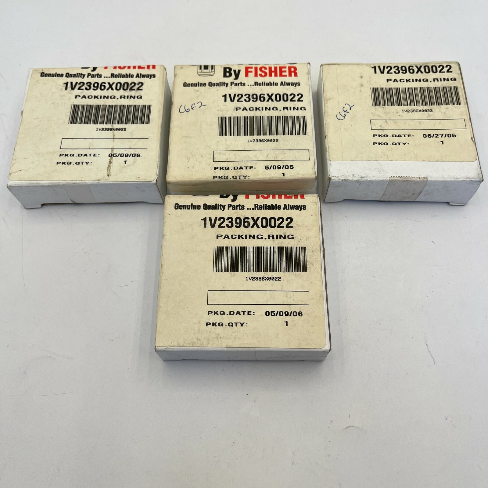 FISHER PARTS BY EMERSON 1V2396X0022 PACKING RING (LOT OF 4) NIB | eBay