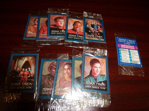 DEEP SPACE NINE 1993 HOSTESS FRITO-LAY COMPLETE 10 CARD SET+2CHECKLIST ...