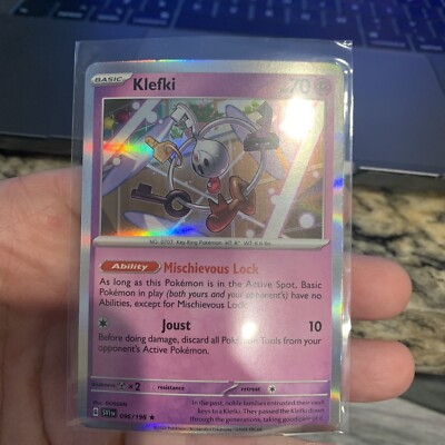 Pokemon TCG Klefki Scarlet & Violet Base Set 096/198 Holo Rare NM/M | eBay