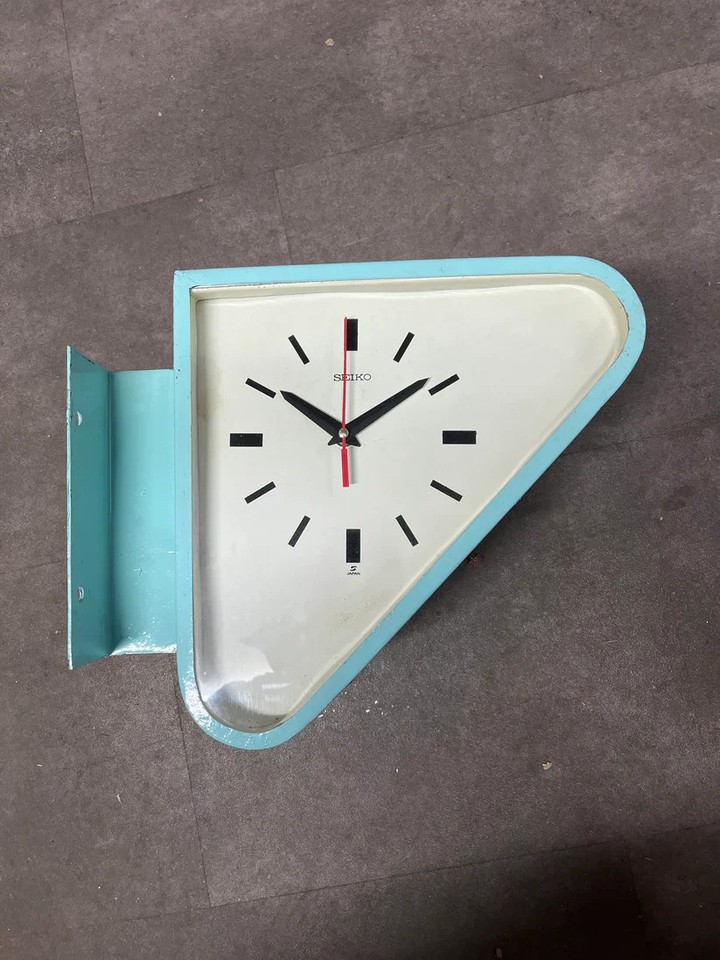 Seiko Double Sided Ships Passageway Clock Green | eBay UK