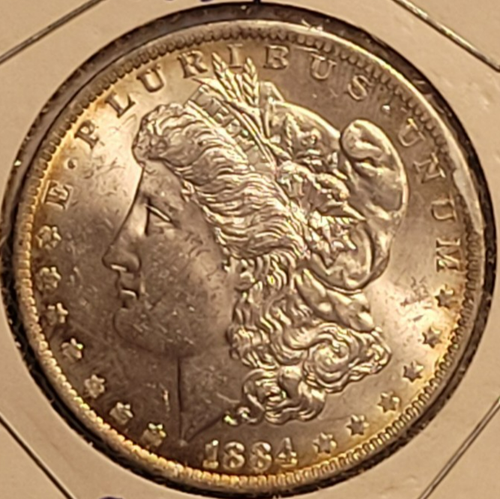 1884 O Morgan Silver Dollar Cent Coin Uncirculated High Value ...